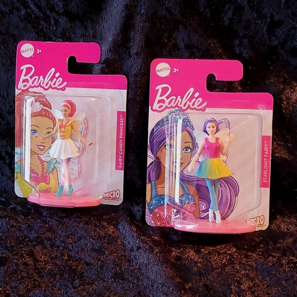 Barbie | Toys | Barbie Fairy Princess Micro Figures Candy Princess ...